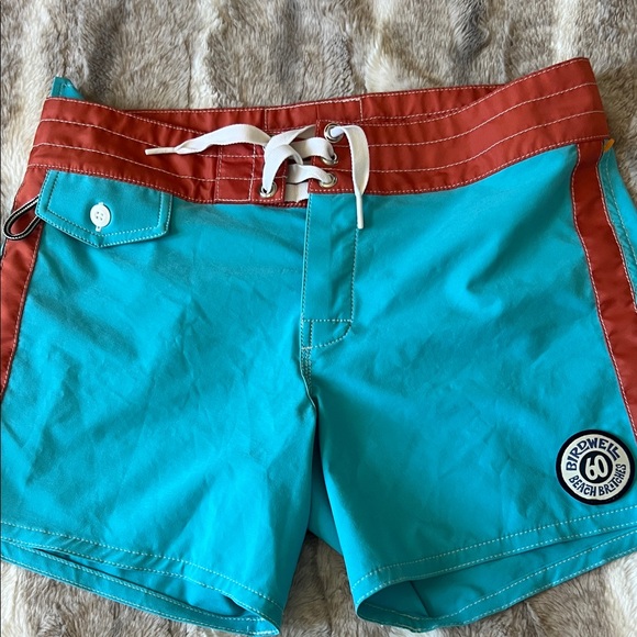 Birdwell | Shorts | Birdwell Beach Britches Teal And Rust Board Shorts ...